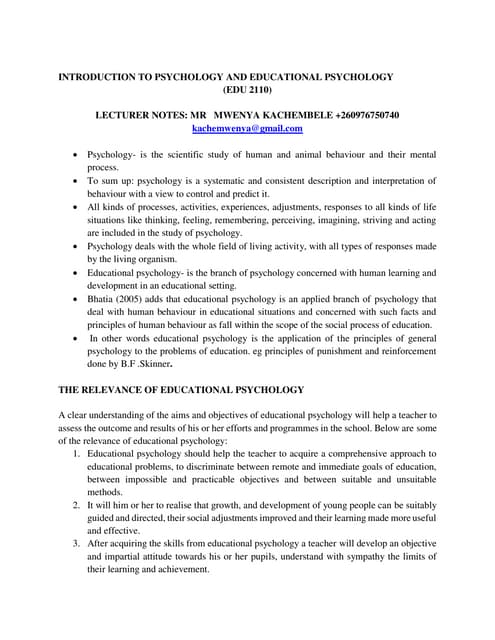 Educational Psychology B.ED 1 sem..pptx