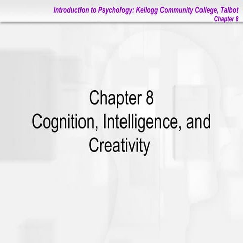 Introduction to psychology ch 8 | PPT