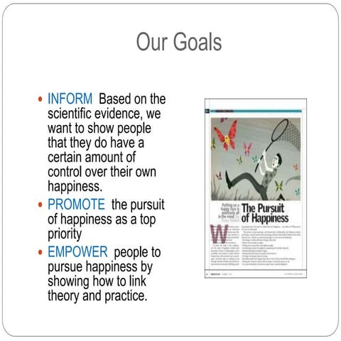 Introduction to pursuit of-happiness.org