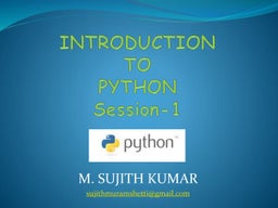 Learn 90% of Python in 90 Minutes | PPT