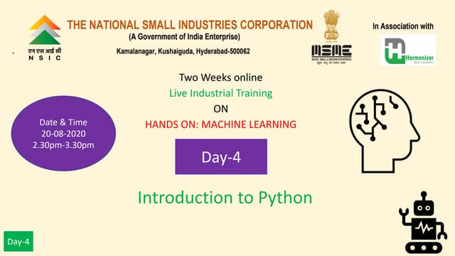 Introduction To Python Ppt