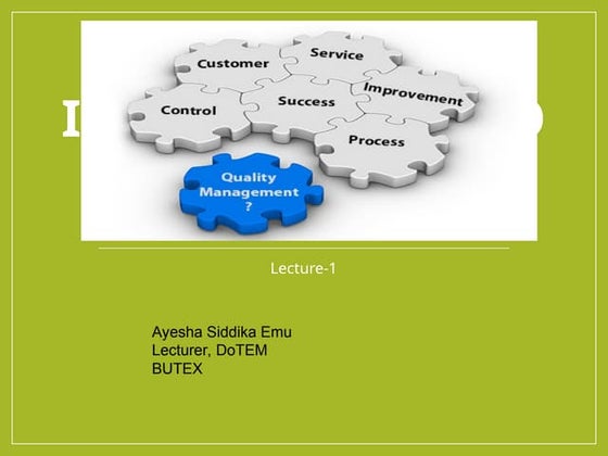 Basic quality concept | PDF | Business | Business and Finance