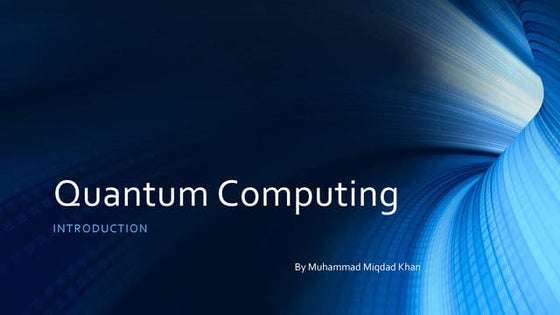 Quantum Computing Explained | PPTX
