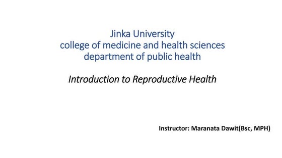 Reproductive health lifecycle approach | PPT