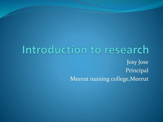 Introduction TO NURSING | PPTX