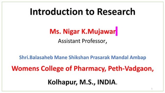 Probability Biostatics and Research Methodology | PPT