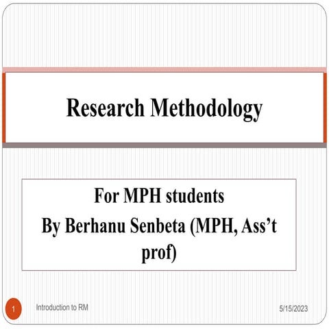 Research method | PPTX