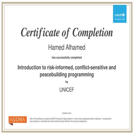 Introduction to risk-informed, conflict-sensitive and peacebuilding ...
