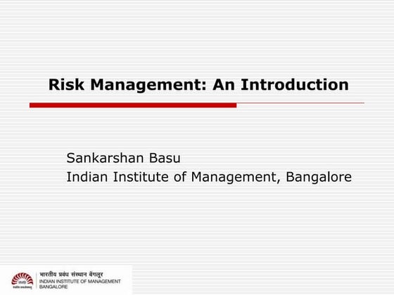 Risk & Types of Risk By Kanhu.pptx