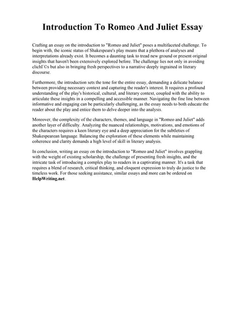 Romeo And Juliet Analytical Essay.pdf