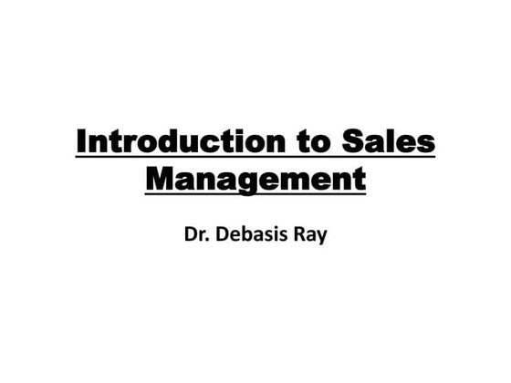 international sales management | PPT
