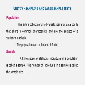 Introduction to Sampling Theory - I.pptx