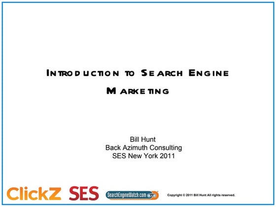 The Search ecosystem | PPT