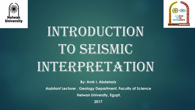 F-K Filtering for Seismic Data Processing | PPTX