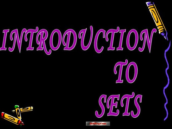 Introduction to Sets | PPT