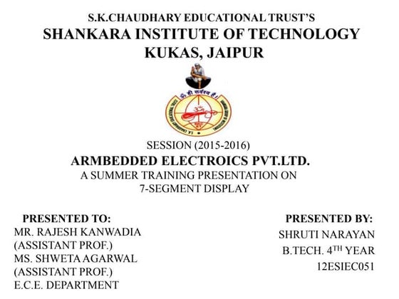7 Segment Display | PPT
