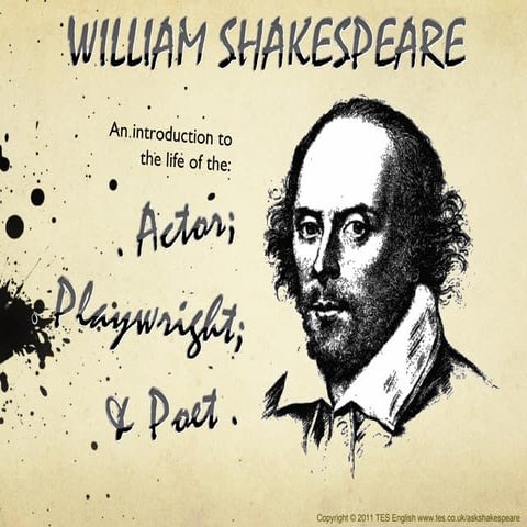 Introduction to shakespeare | PPT | Theater | Fine Art
