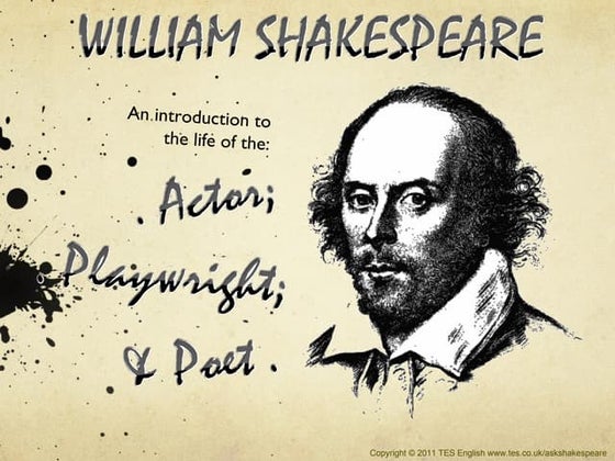 Shakespeare's life | PPT