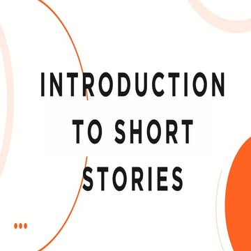 Introduction to short stories and elements | PDF