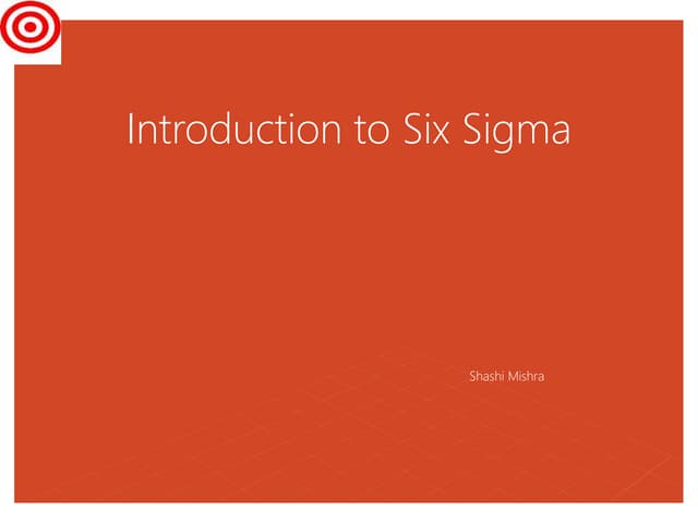 Six sigma ppt | PPTX
