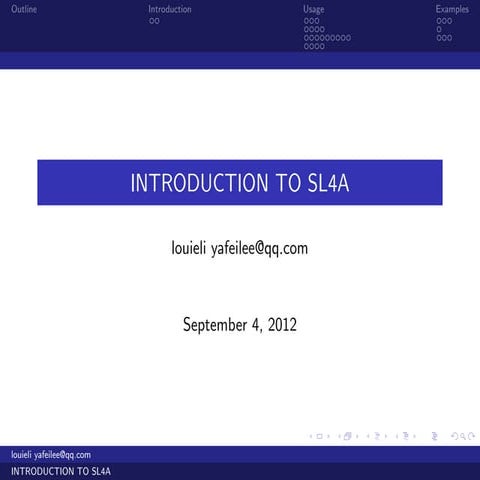 Introduction to sl4 a | PDF | Operating Systems | Computer Software and ...