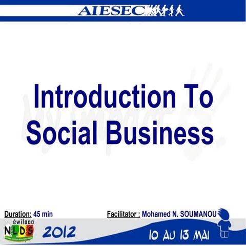 Introduction to social business | PPT