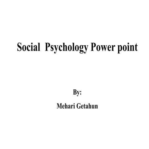 Introduction to Social Psychology ppt.pptx
