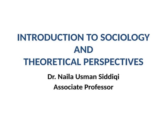 Lec 3. founding fathers of sociology, part 1 | PPTX | Science