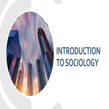 Introduction to Sociology | PDF