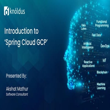 Introduction to Spring Cloud GCP | PPT