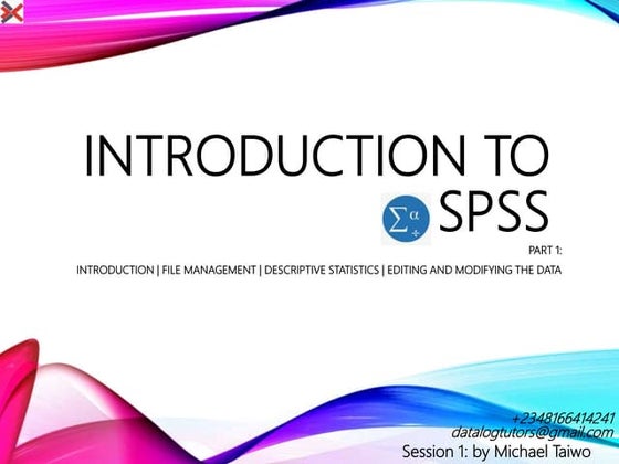 SPSS Statistics - Setting Values and Labels in IBM SPSS Statistics.pptx