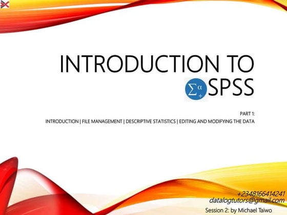 Recode Age Variable in SPSS | PPTX