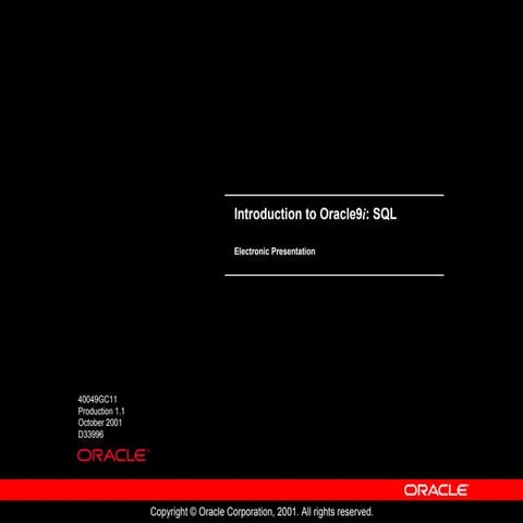 Introduction to sql _ Aman | PDF