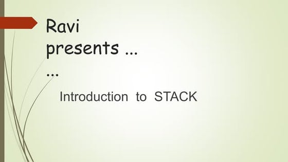 Stack operation | PPT