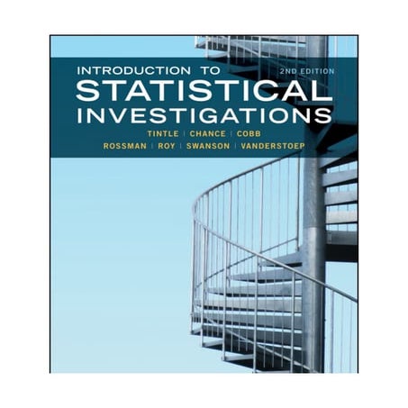 Introduction to Statistical Investigations, Enhanced eText 2nd Edition.docx