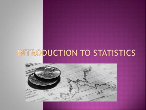 Applications of statistics | PPTX | Business | Business and Finance