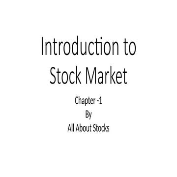 Introduction to Stock Market Chapter 1.pptx