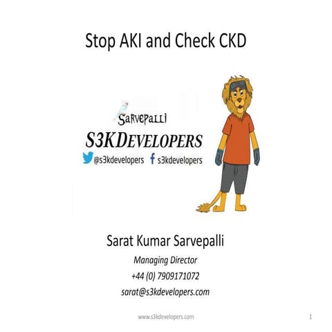 Introduction to Stop AKI and Check CKD - Health Innovation Exchange ...