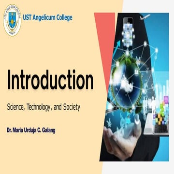 Introduction to Science Technology and S | PPTX