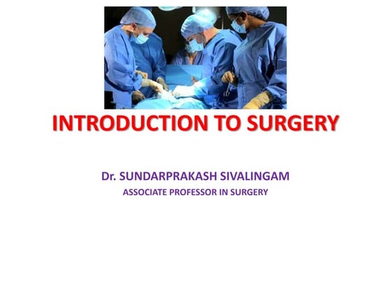 Principles of general surgery | PPT