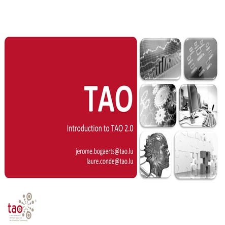 TAO DAYS - Introduction to TAO 2.0 (User Session) | PDF | Internet for Beginners | Internet