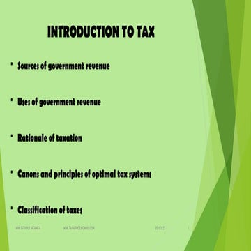INTRODUCTION TO General tax and tax TAX.ppt