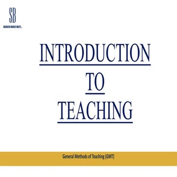 Teaching- Definition of Teaching- Nature and Principles of Teaching | PDF
