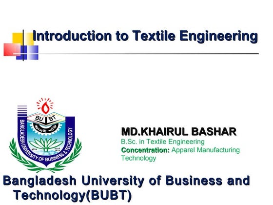 Introduction to Textile | PPT