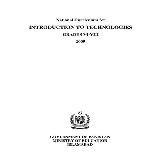 Introduction To Technologies (VI-VIII) | PDF