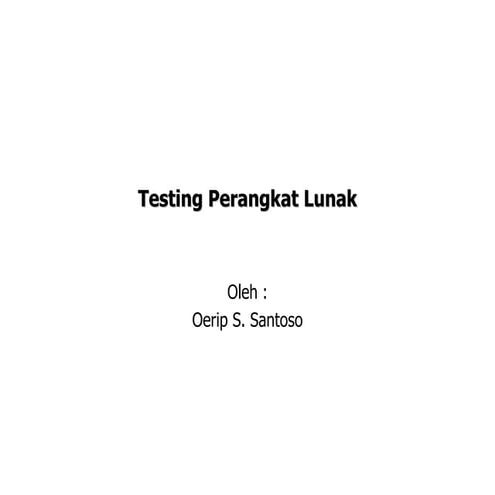 Introduction to testing2 | PDF