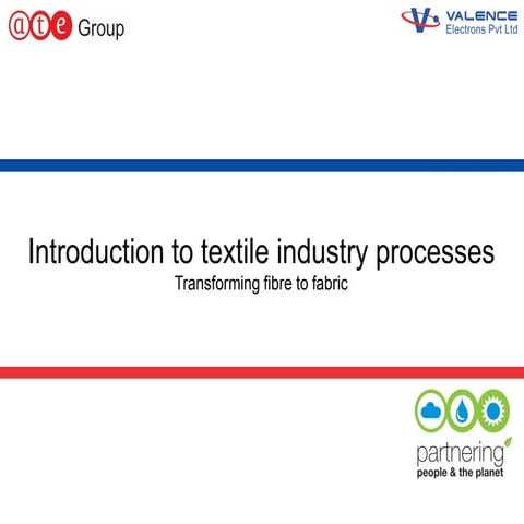 Introduction to textile industry processes | PDF
