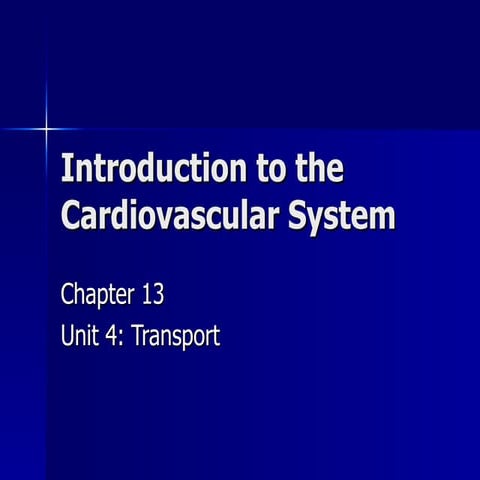 Introduction to the_cardiovascular_system | PPT