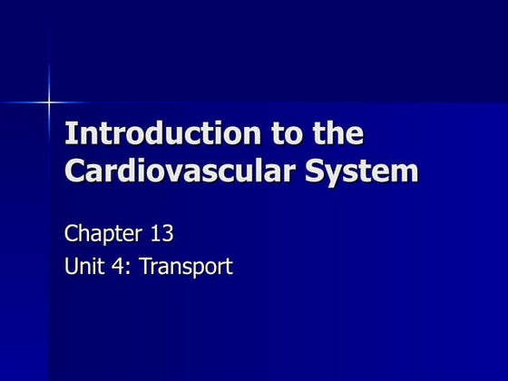 Anatomy of the Cardiovascular system | PPTX