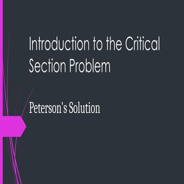 Introduction to the Critical Section Problem.pptx
